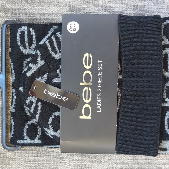 bebe | Accessories | Bebe Two Piece Scarf And Hat Set Nwt | Poshmark